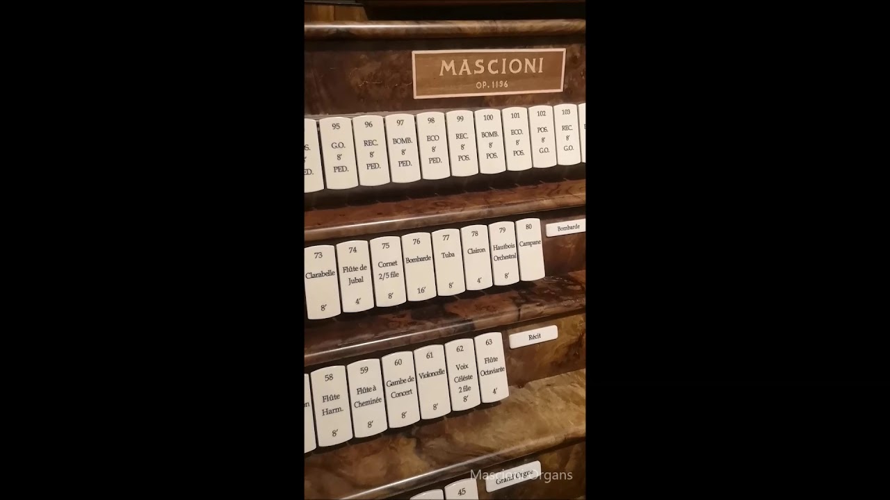 FATIMA - The 5 manual organ of the Shrine - YouTube