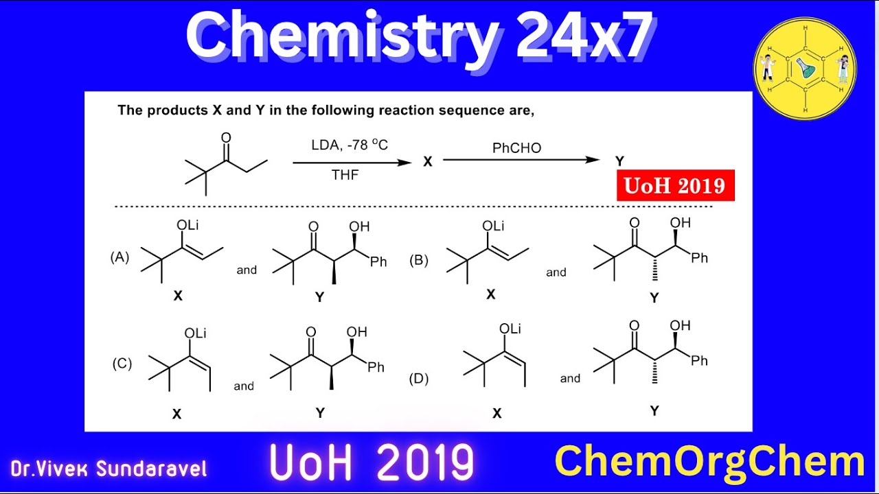 LDA| Lithium diisopropylamide|Li-Enolate| Cross-Aldol|Problem Solved🧪 ...
