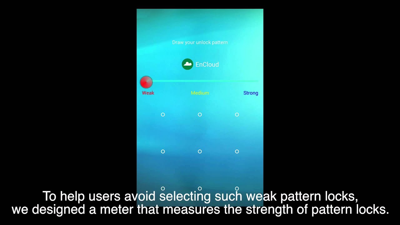 CHI 2015 - On the Effectiveness of Pattern Lock Strength Meters - YouTube