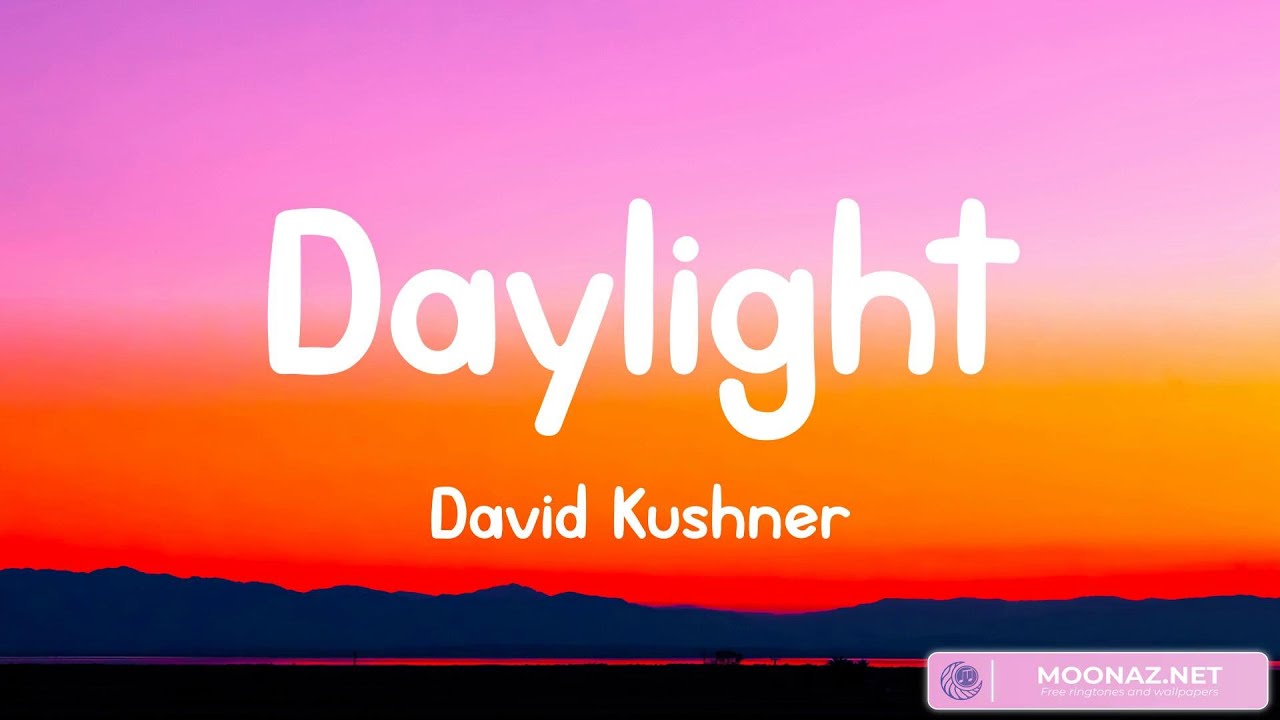 David Kushner - Daylight | Lyric Video - YouTube