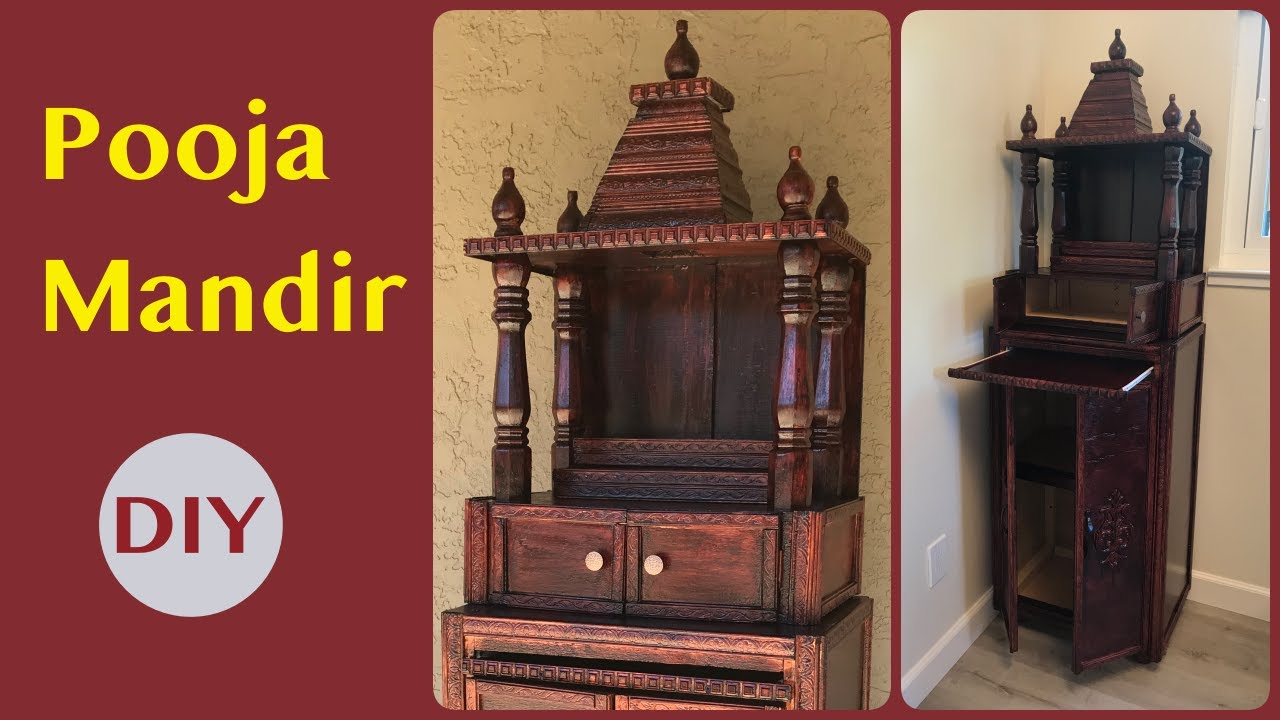 DIY Pooja Mandir (Part 3) | Step by Step Guide | Carpentry - YouTube