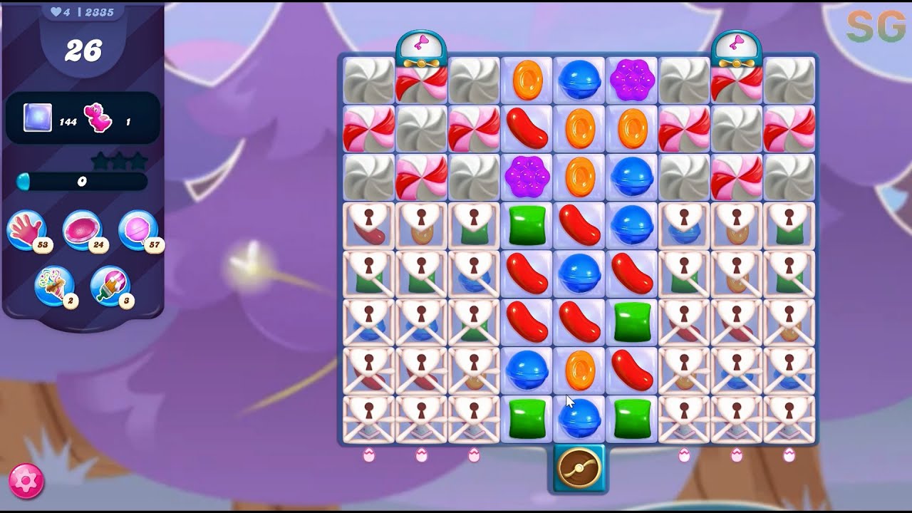 Candy Crush Saga Level 2335 (No Boosters) - YouTube