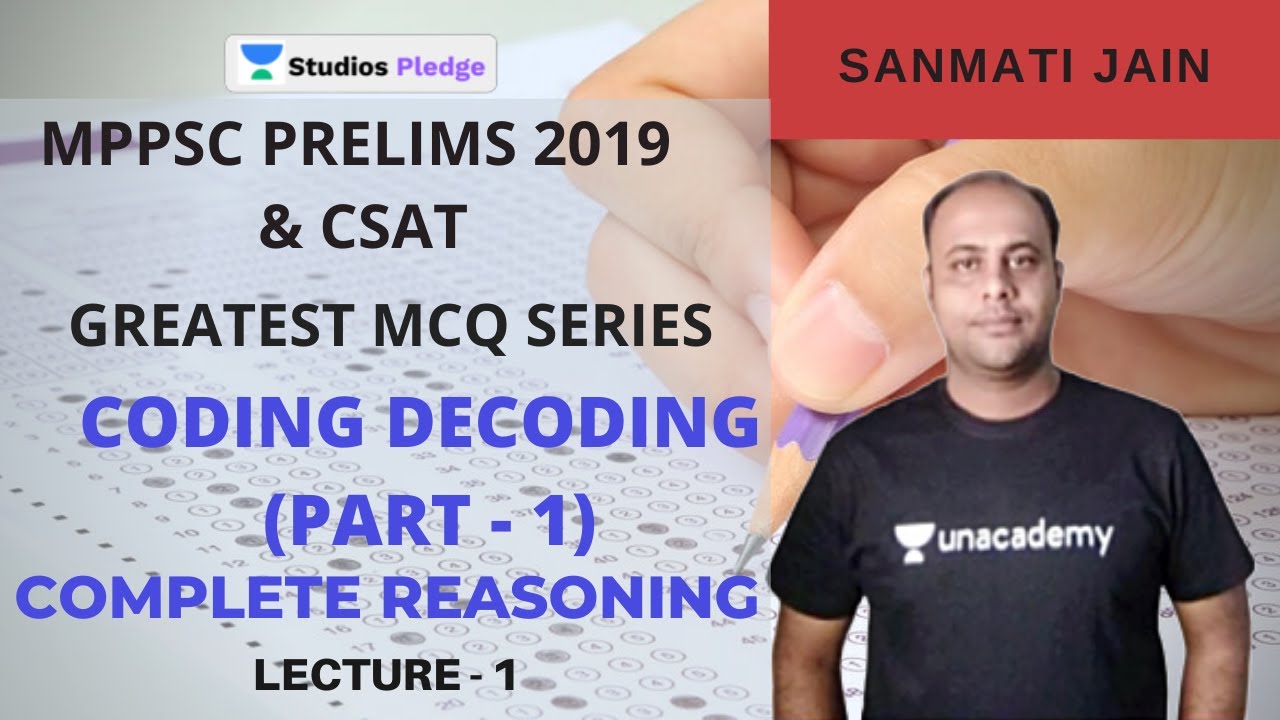 L1: महाअभ्यास | Coding Decoding - 1 | Greatest MCQ Series | Reasoning ...