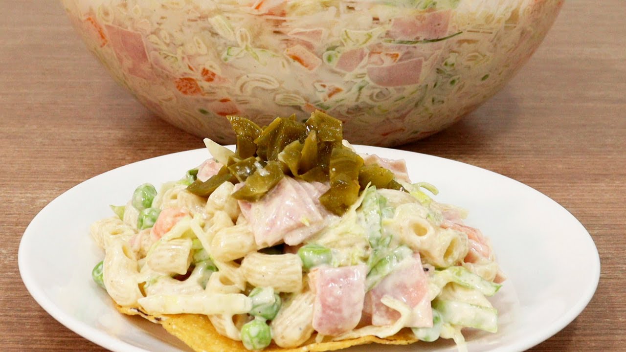 ENSALADA DE CODITOS CON VERDURAS - YouTube