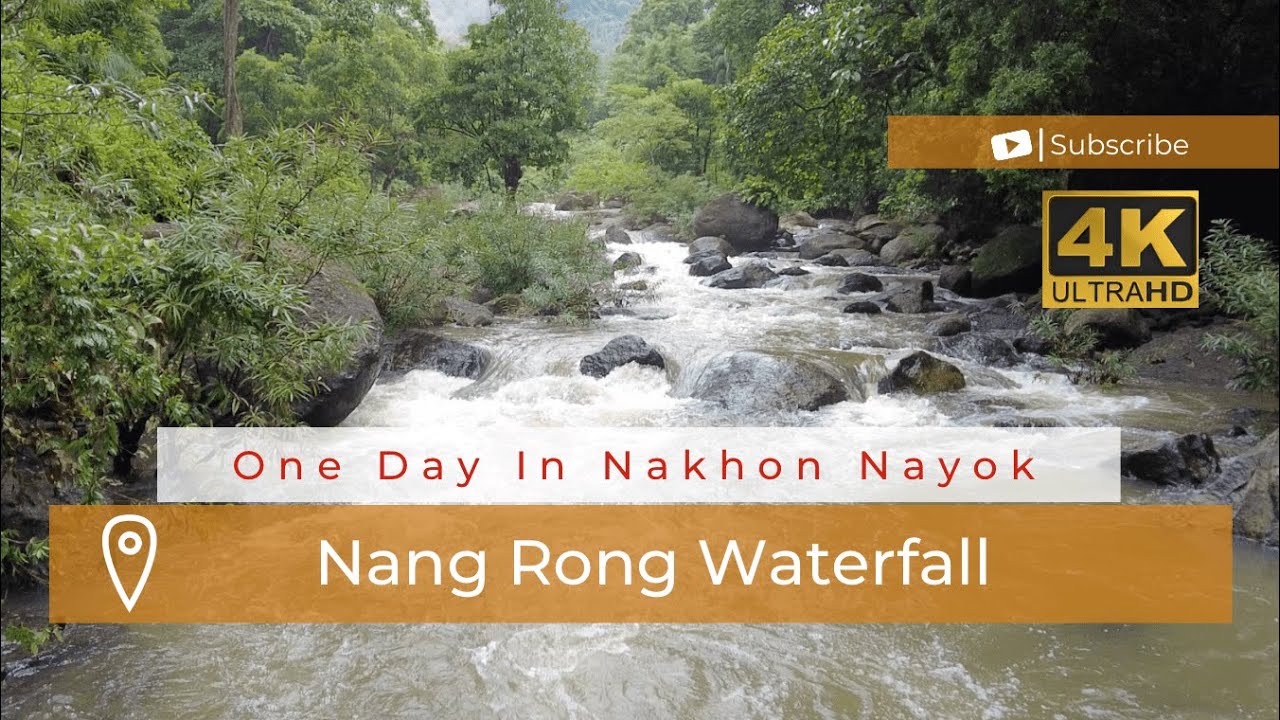 [4K Walk] 🇹🇭 Nakhon Nayok, Nang Rong Waterfall - YouTube