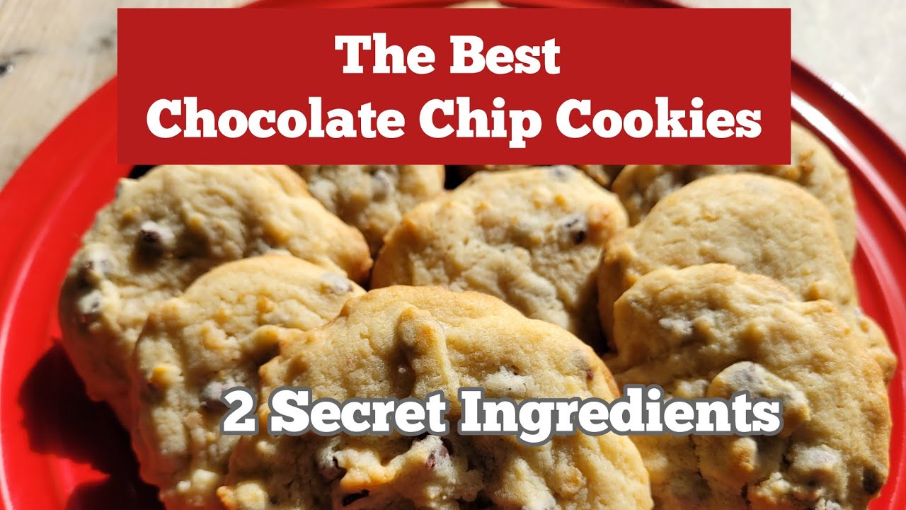 💯 Chocolate Chip Cookies 2 Secret Ingredients...They disappear quick! # ...