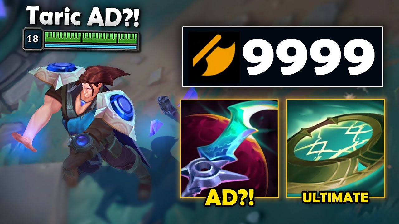 Taric pero full AD y todas mis habilidades se refrescan en 1 segundo ...
