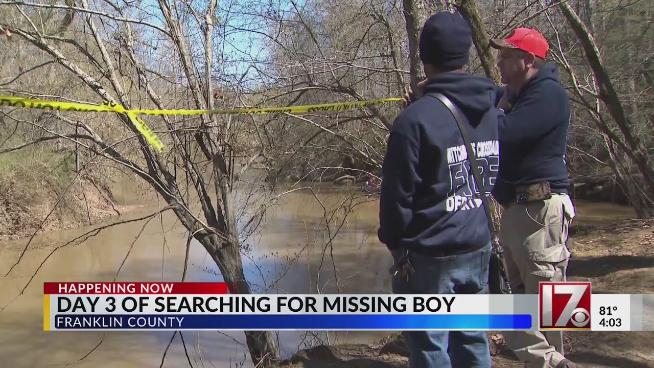 3rd day in Franklin County search for missing boy - YouTube
