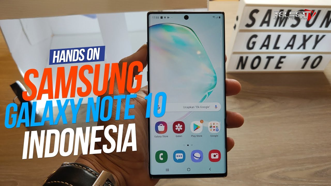 Hands-on Samsung Galaxy Note 10 Indonesia - YouTube