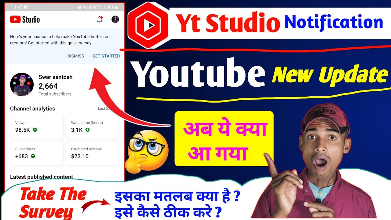 Here's your chance to help make youtube better for creators get started with this quick survey ...