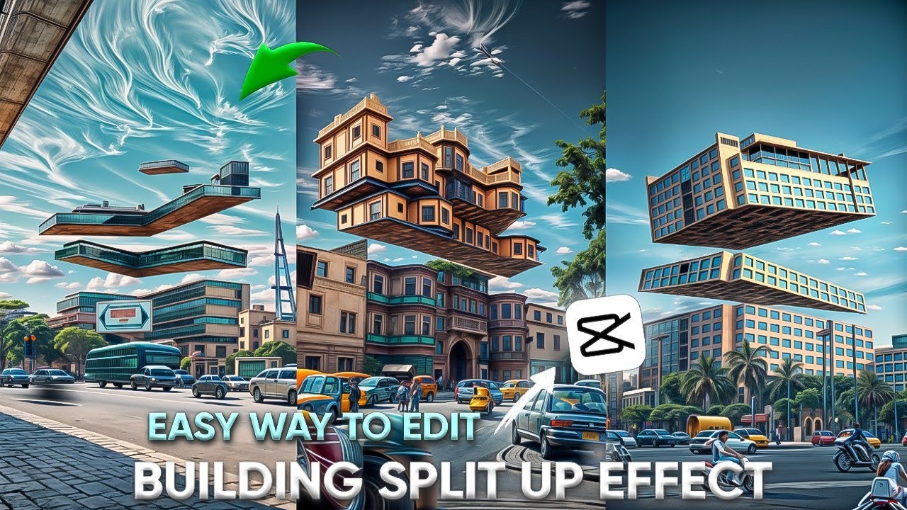 Easy Building Split Up Effect Tutorial in CapCut | Mr. Gueus - YouTube