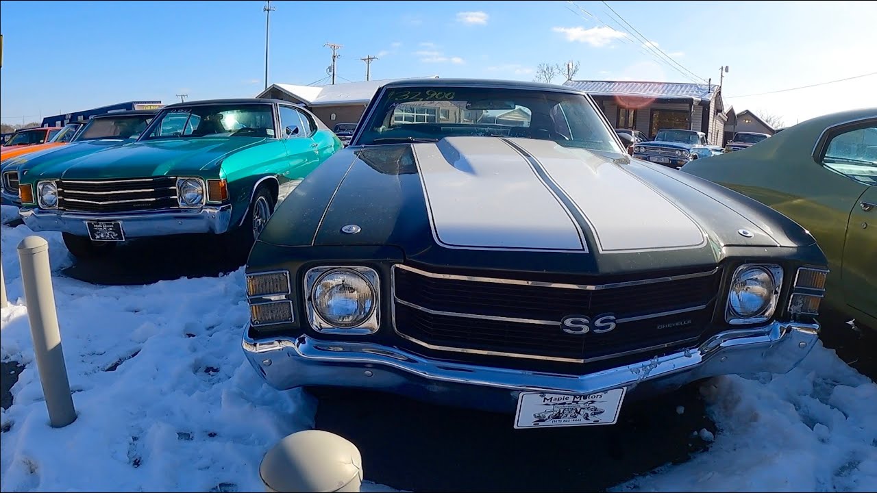 Maple Motors SNEAK PEEK 1/21/24 Lot Walk Classic Muscle Cars For Sale ...