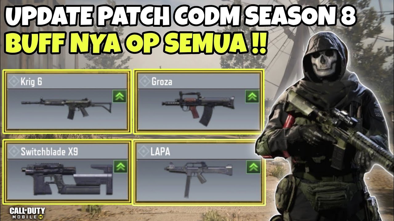 SEASON 8 BUFF & NERF COD MOBILE - YouTube