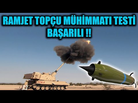 RAMJET TOPÇU MÜHİMMATI TESTİ BAŞARILI !!
