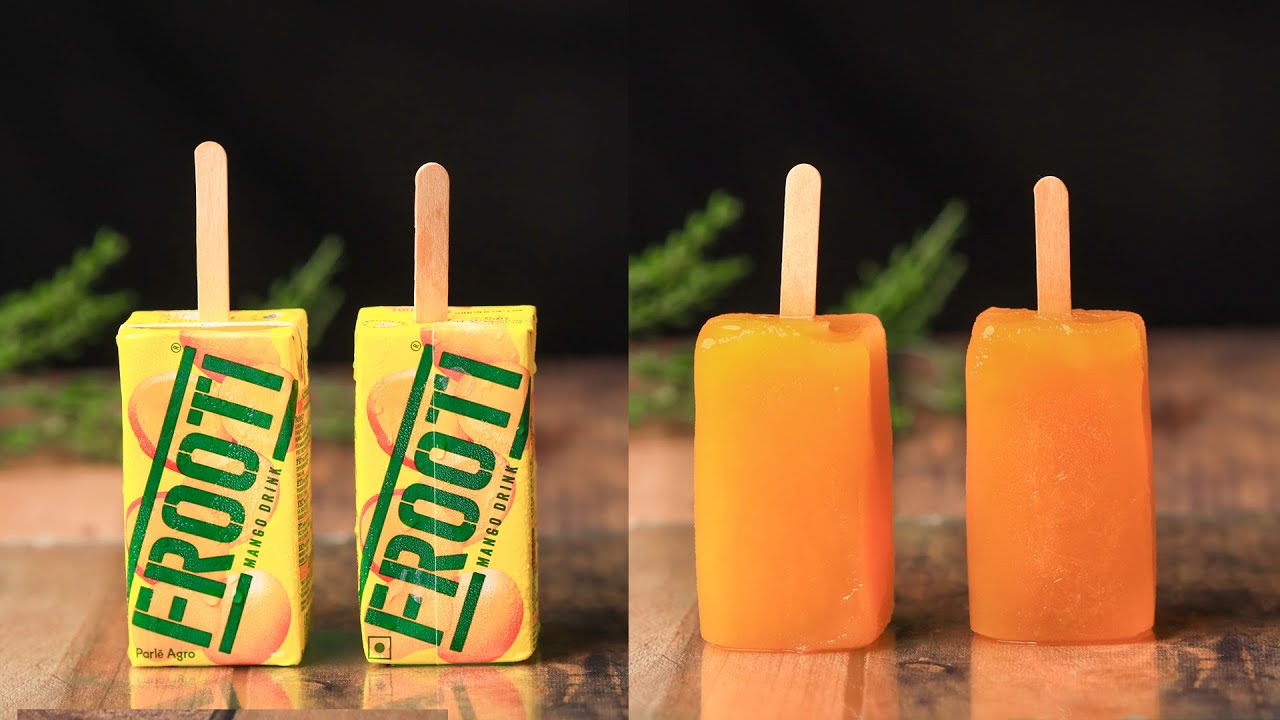 Instant mango frooti Popsicle || easy Mango frooti Popsicle # ...