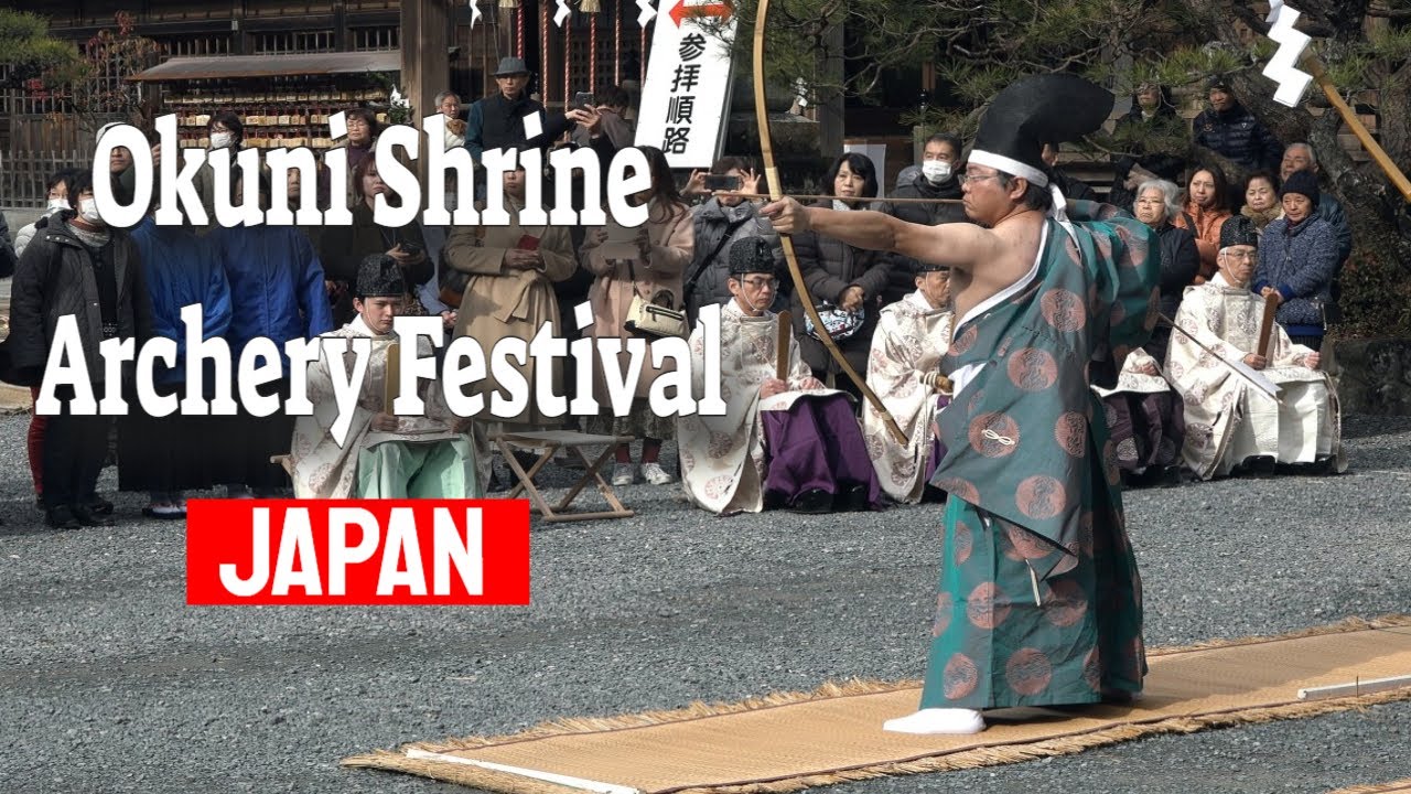 Okuni Shrine Archery Festival - Japan Series - YouTube