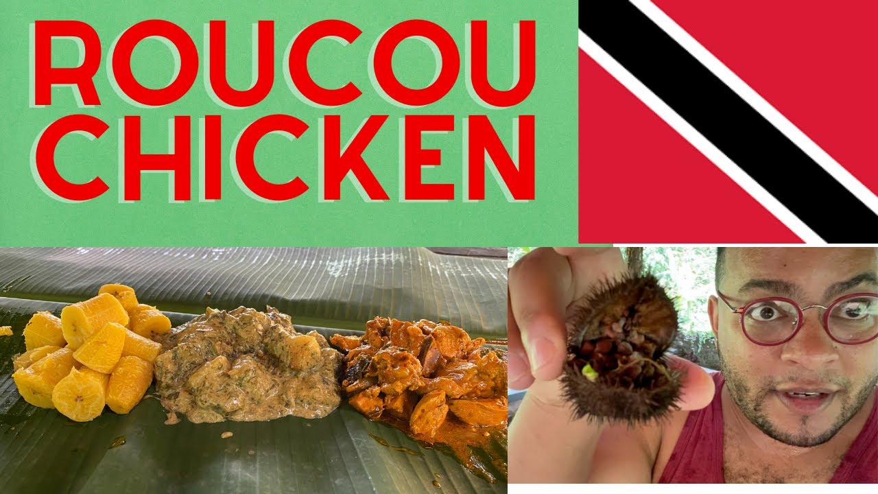 How to make Roucou Chicken and Cassava Oildown - YouTube