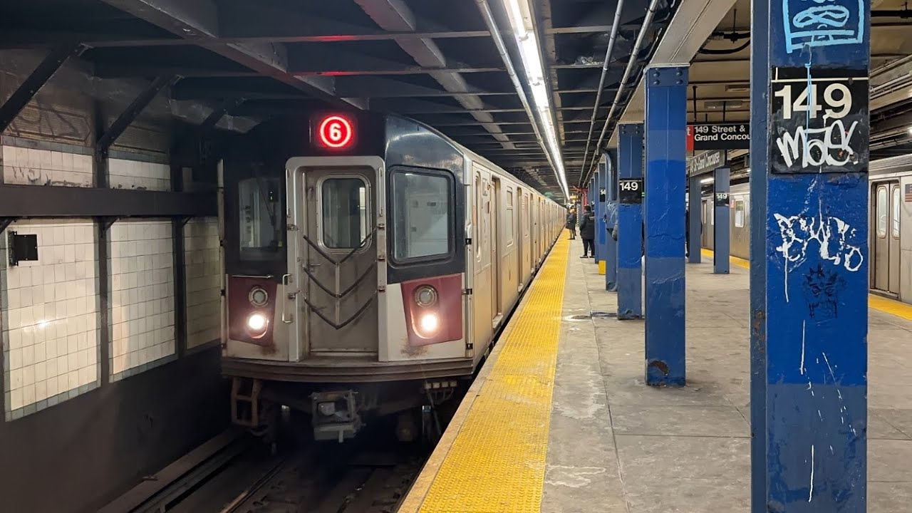 R62A/R142/R142A 6 Trains Begin At 149th Street Grand Concourse With ...