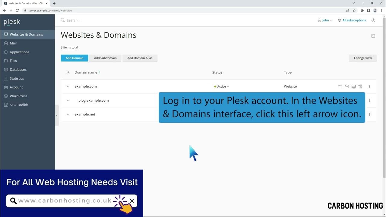 How to Change the PHP Version via CloudLinux Selector in Plesk Carbon Hosting - YouTube