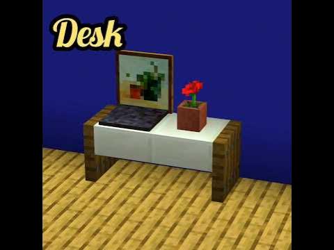 How To Make Desk In Minecraft. #minecraft #minecraftraj #shorts - YouTube