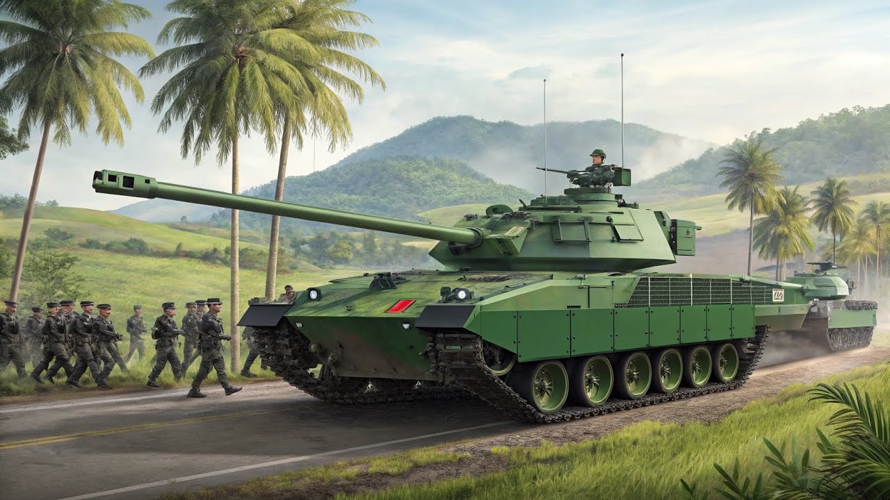 Hanwha Tarantula 6x6 Amphibious Fire Support Vehicle – Indonesian ...