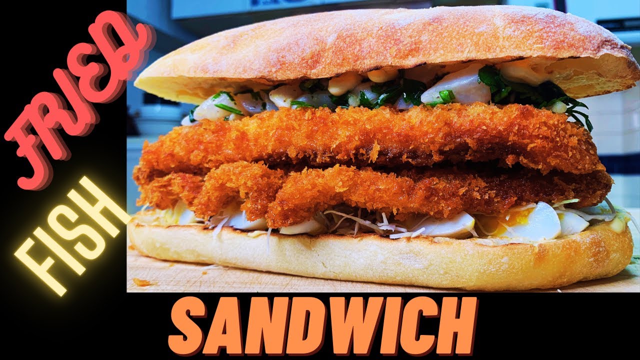 J-STYLE FRIED FISH SARNIE WITH SCALLOP CEVICHE - YouTube