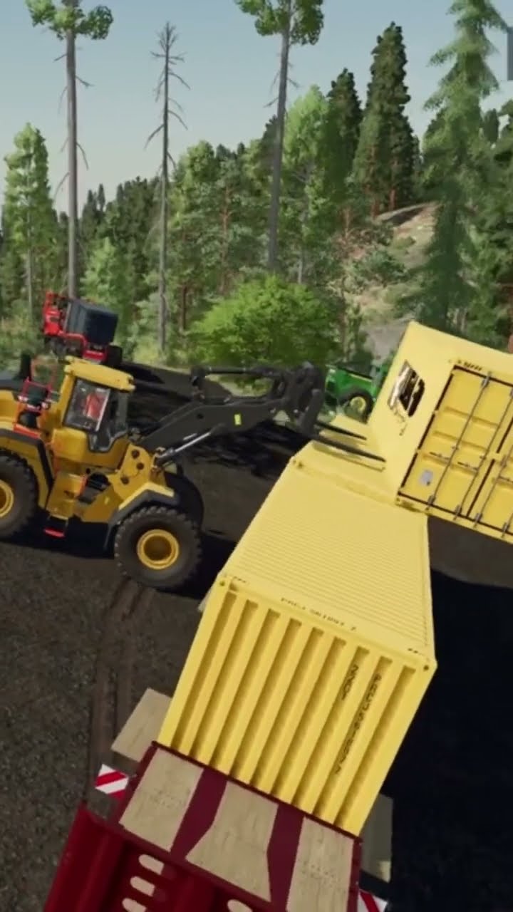 Container unloading failure fs22 #farmingsimulator22 #gaming - YouTube