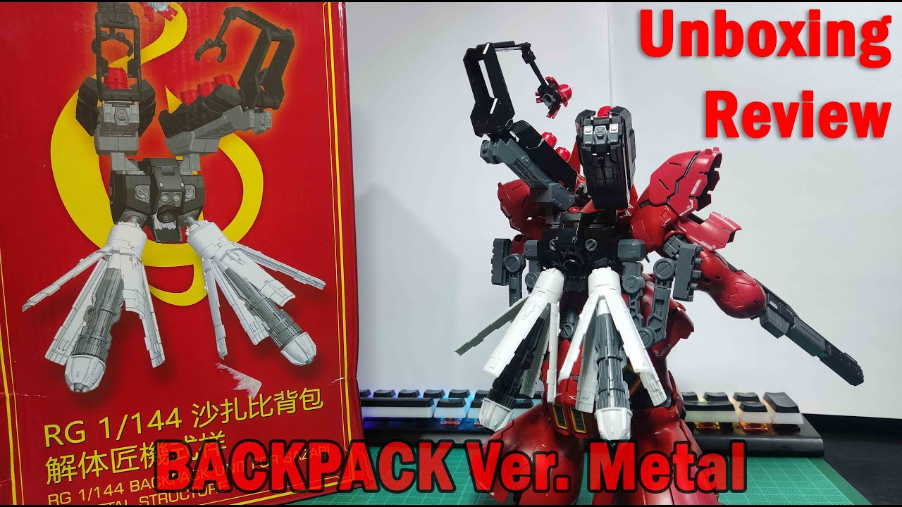 Backpack Metal Structure Ver. for RG Sazabi by Effect Wing (EW ...