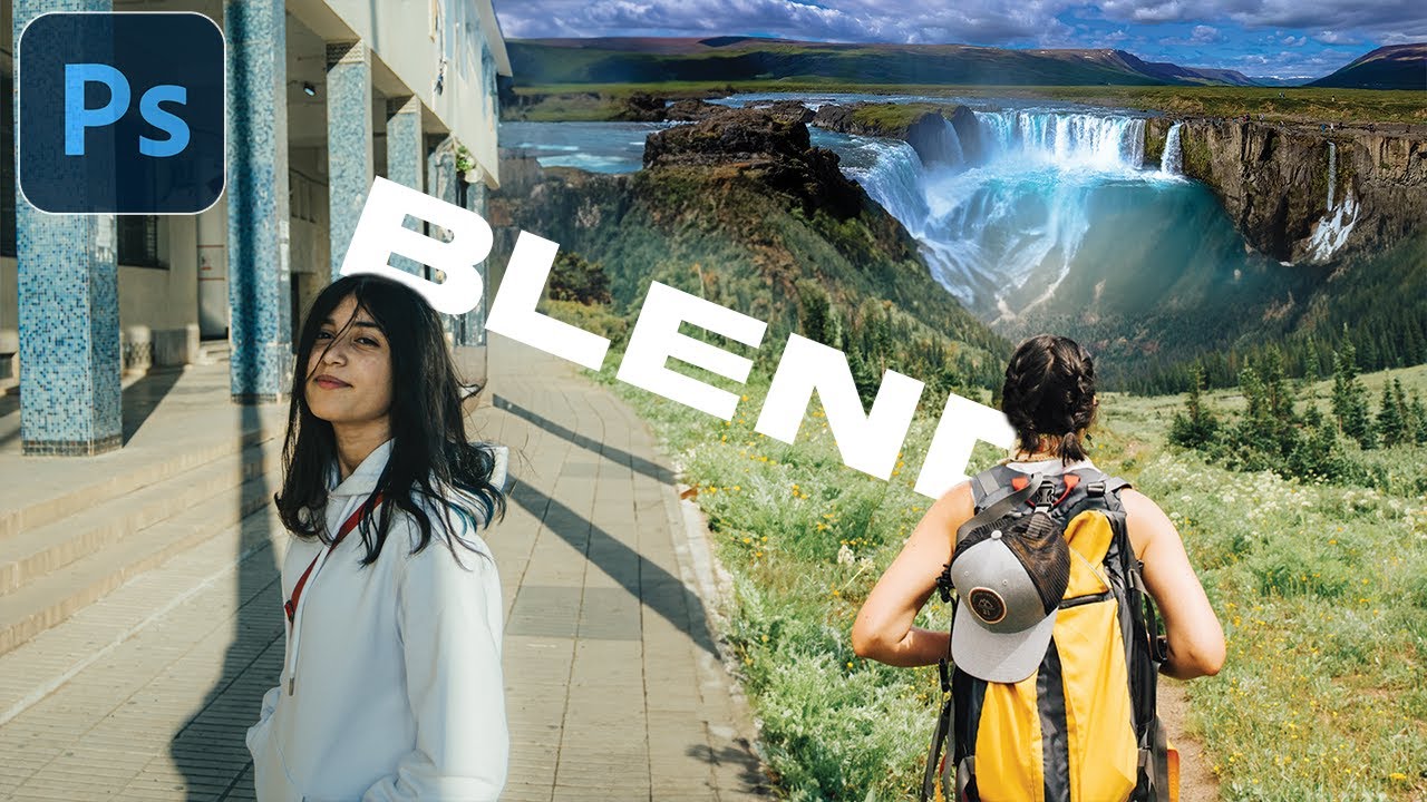 How to Seamlessly Blend Photos Together in Adobe #Photoshop with AI ...