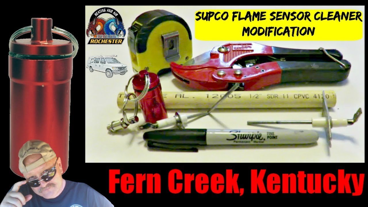Supco Flame Sensor Cleaner Mod / HVAC Tools - YouTube
