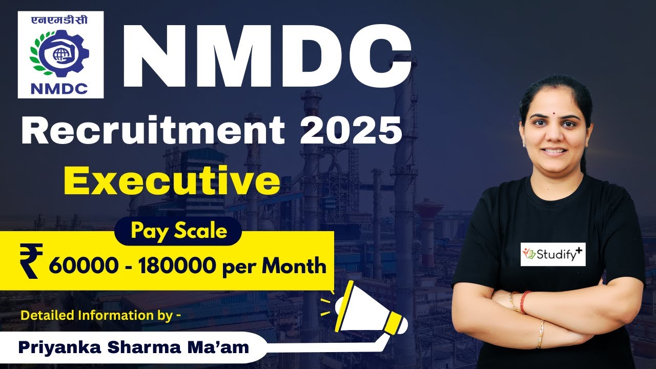 NMDC Recruitment 2025 for Engineers | Executive | Direct Walk In ...