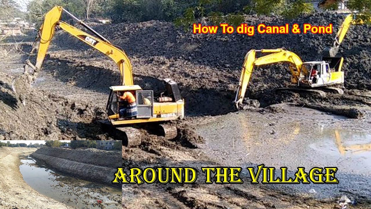 কিভাবে খাল খনন করা হয় | How to Dig a Canal | Canal Digging Video | How ...
