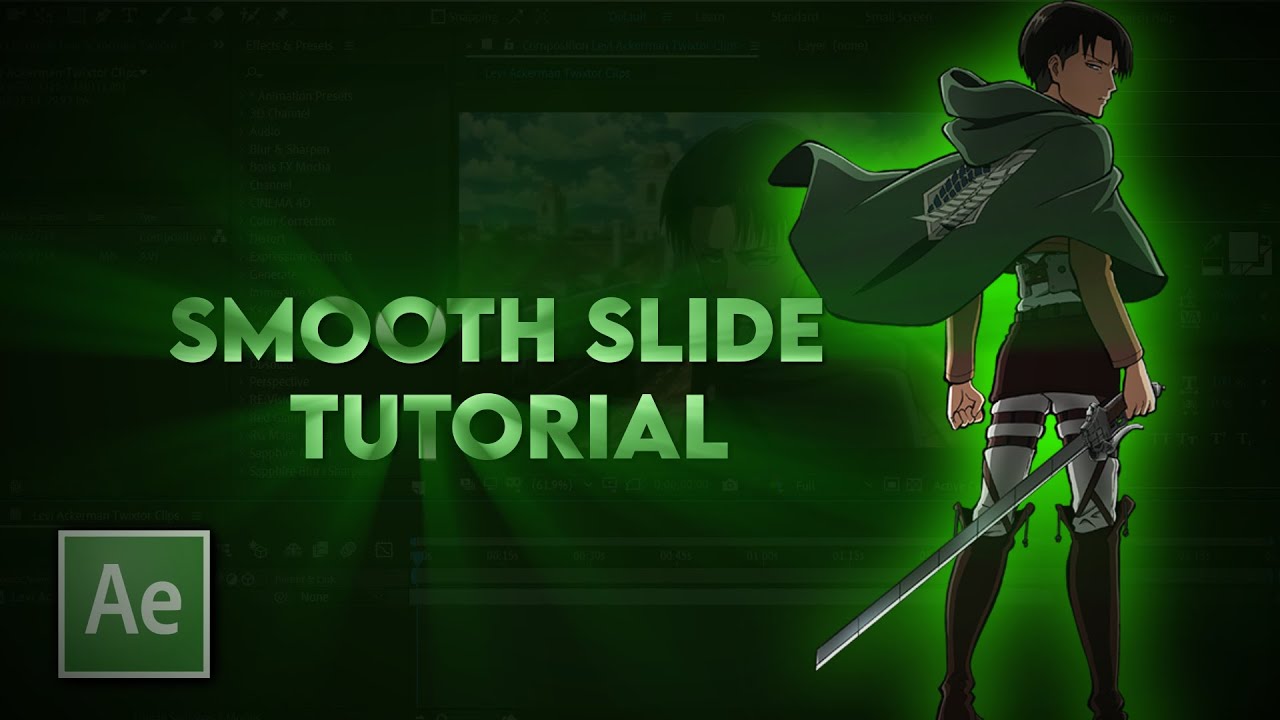 After Effects Slide Transition Tutorial (without plugin) - YouTube