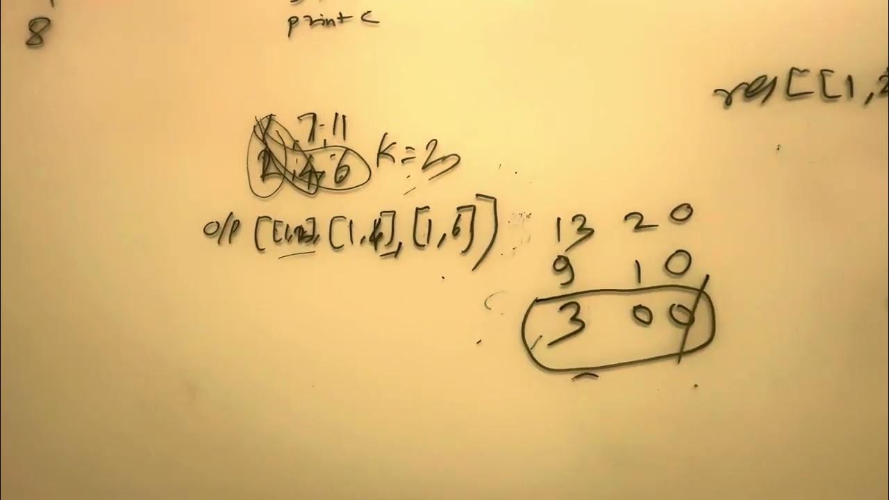 Find K pairs with smallest sums leetcode dry run - YouTube