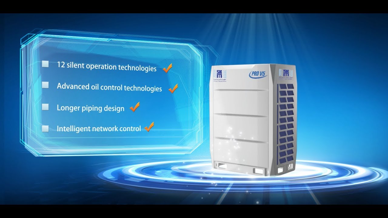 SKM PRO V5, All DC Inverter VRF - YouTube