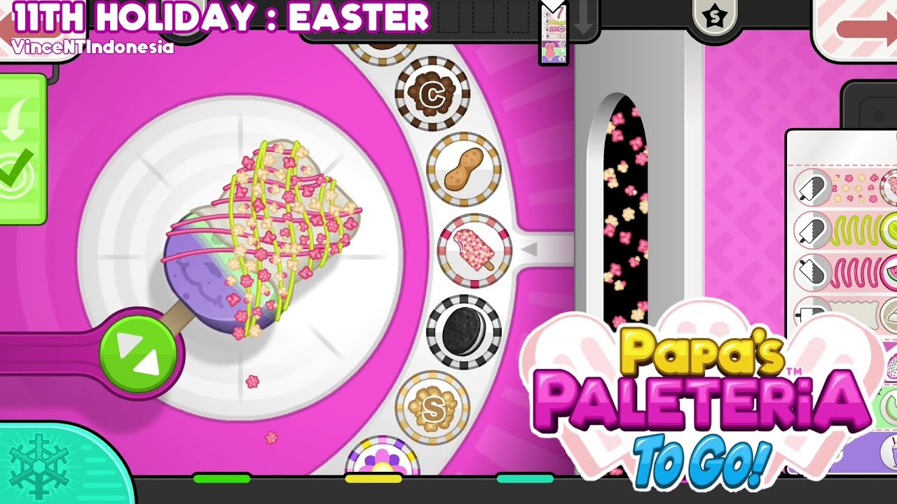 Papa's Paleteria To Go! - 11th Holiday : Easter (Perfect Day) - YouTube