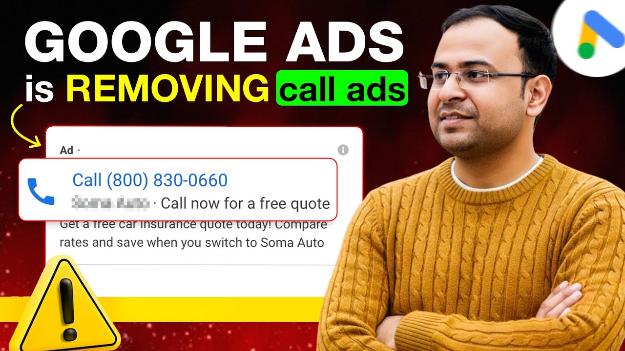 Big Update - Google Ads Call Only Ads are Going Away - YouTube