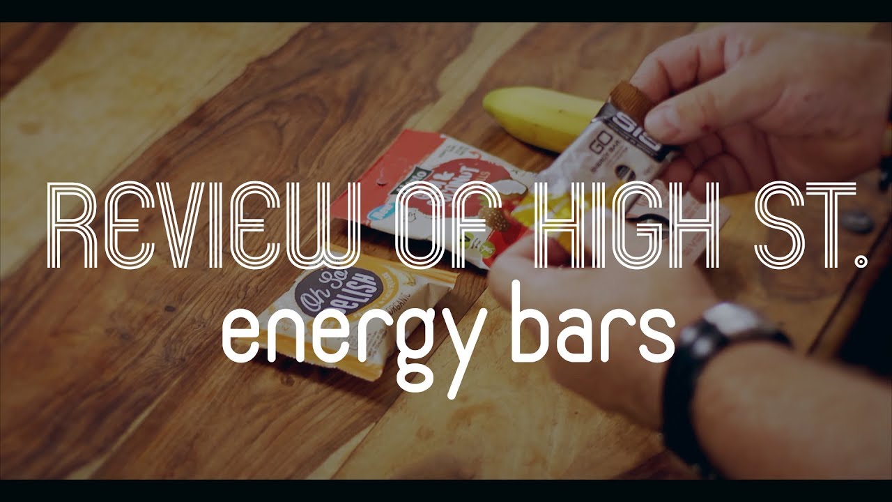 Quick Review Of High St. Energy Bars (For Cycling) - YouTube