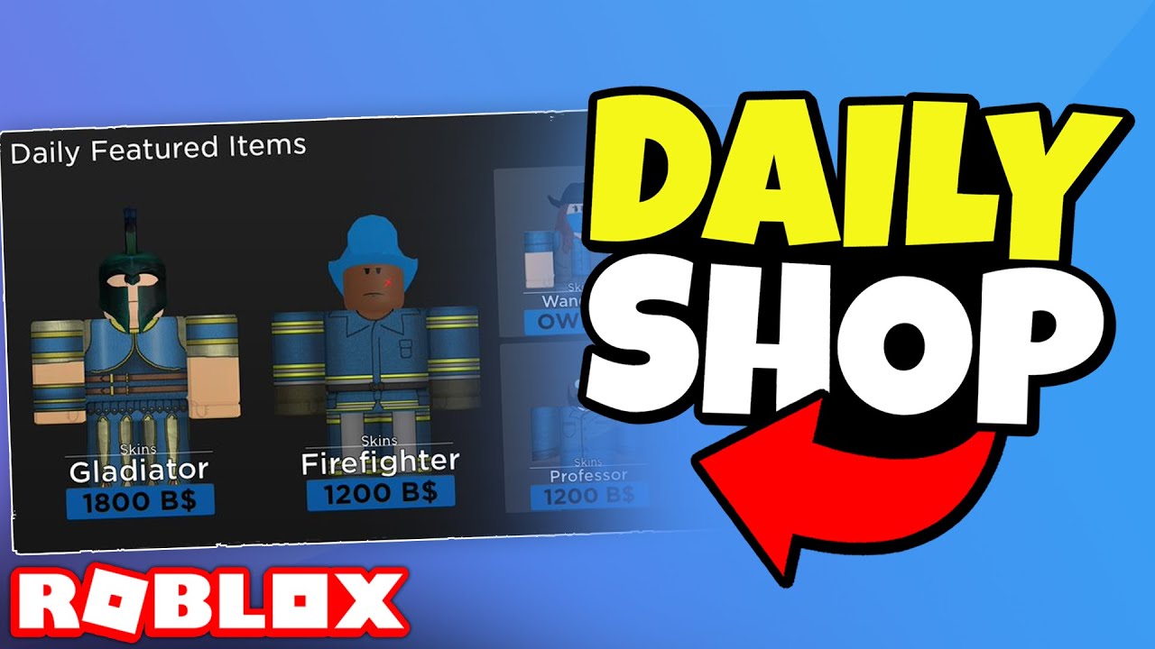 How to Make a DAILY SHOP in ROBLOX! - YouTube