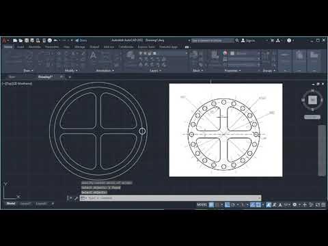 🚀 Comando Array Polar do AutoCAD 2022 👷🛠 - YouTube