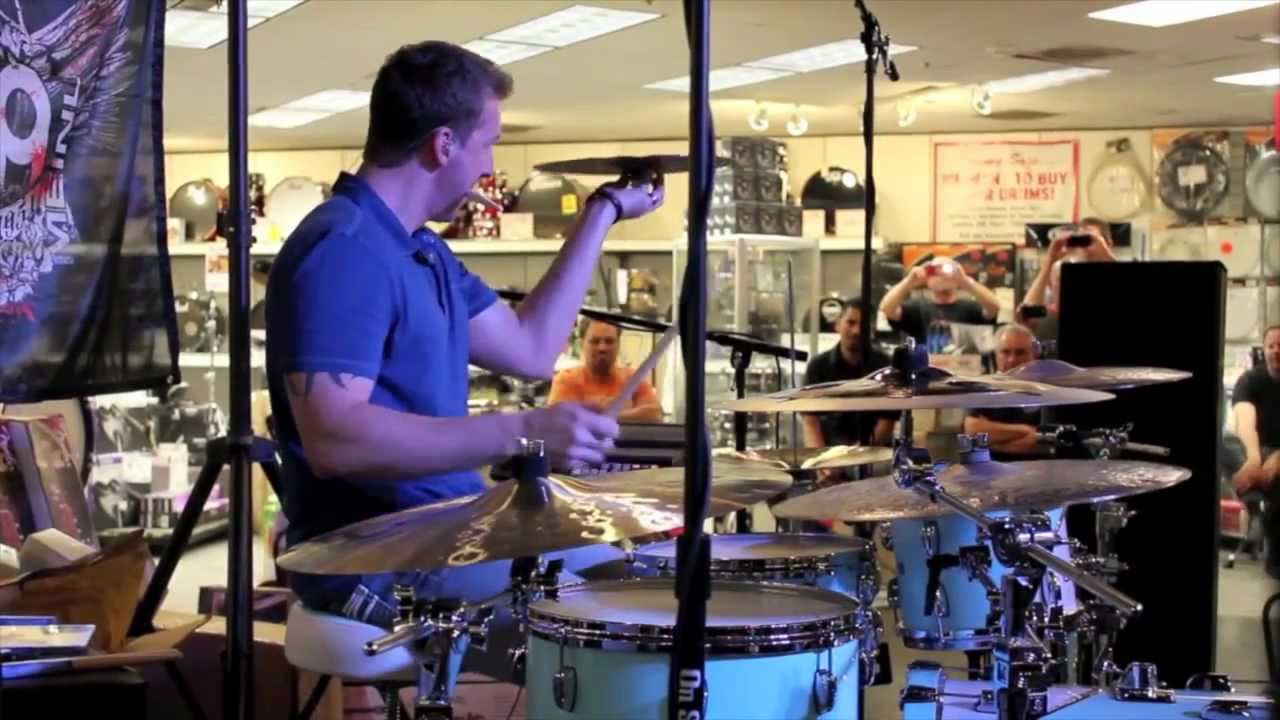 Mike Johnston Drum Clinic | Sam Ash Music Westminster - YouTube