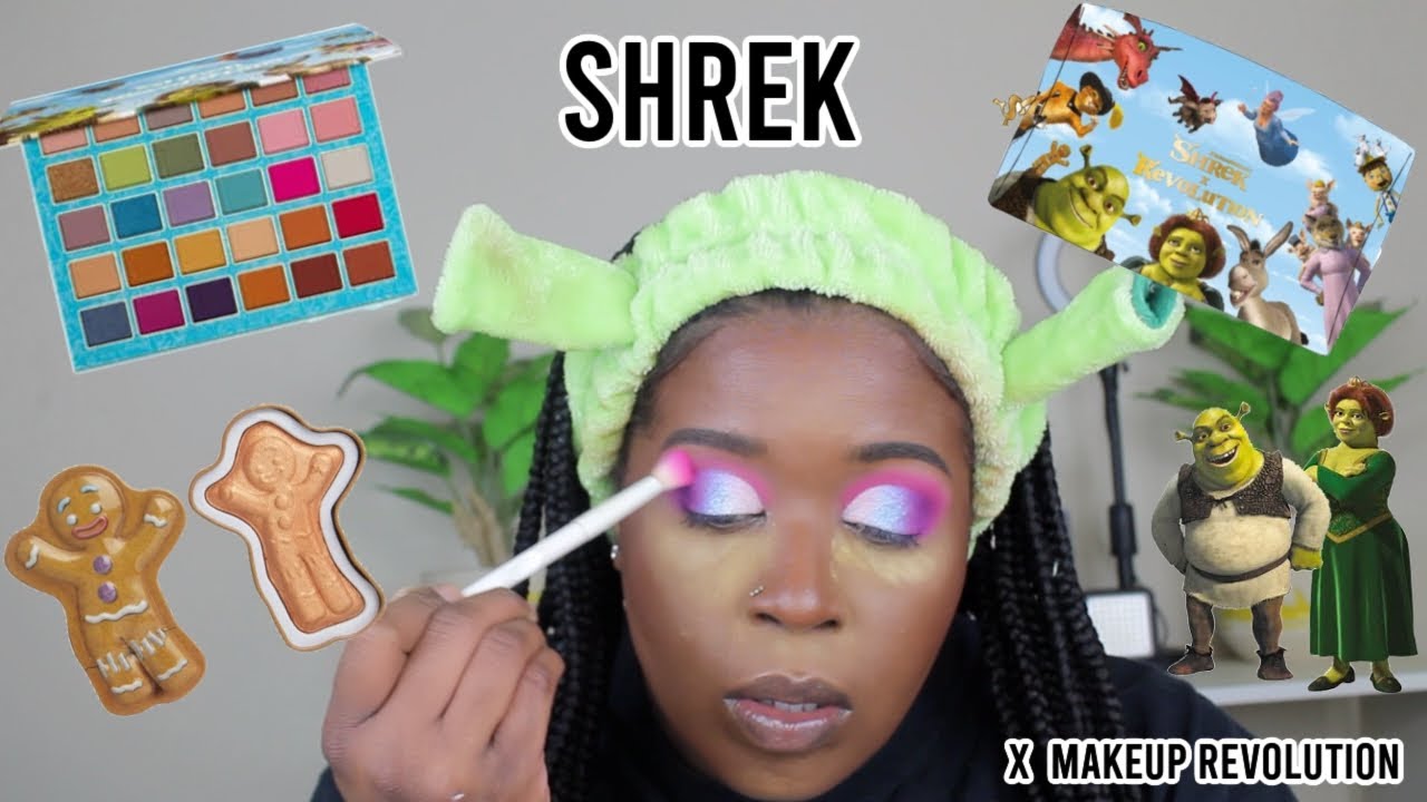 SHREK X MAKEUP REVOLUTION REVIEW - YouTube