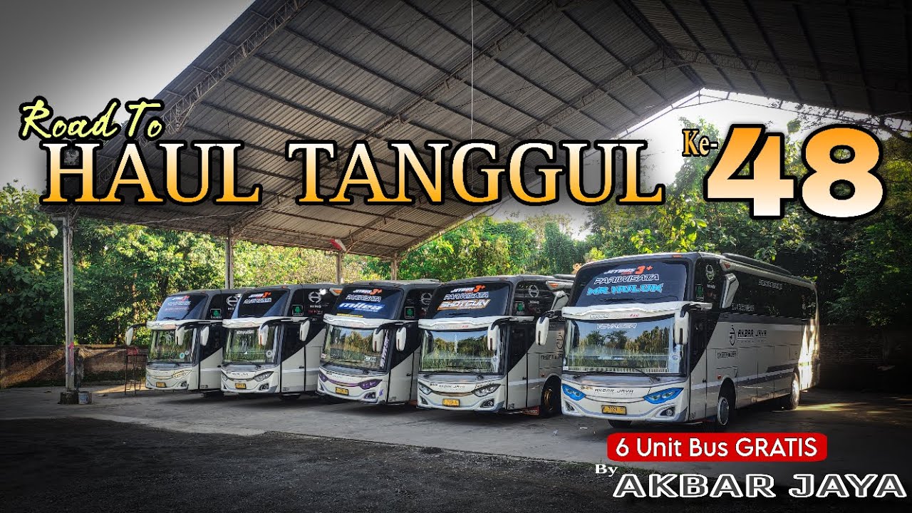 6 UNIT BUS AKBAR JAYA GRATIS UNTUK KEBERANGKATAN HAUL HABIB SHOLEH ...