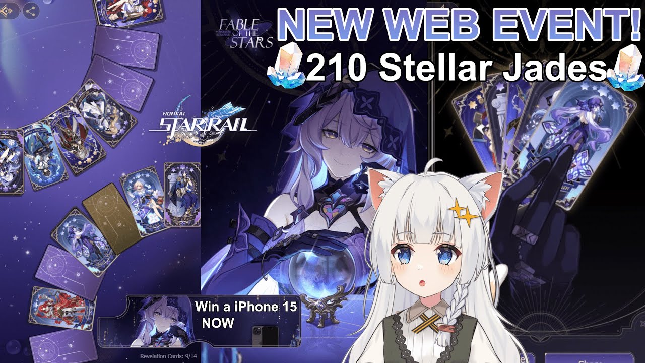 NEW Fable of The Stars Web Event! (Free 210 Stellar Jades and iPhone 15 ...