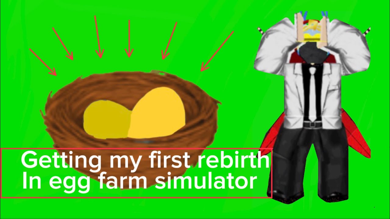 Getting my first rebirth in egg farm simulator - YouTube