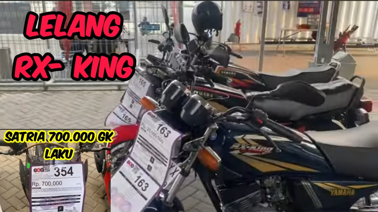 RX-KING MASUK LELANG! MOTOR 700.000 JUGA ADA BELUM LAKU BESOK TURUN ...