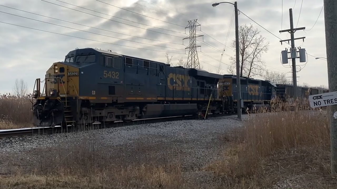 CSX PH&D Local Backing into St. Clair Yard 1/14/21 - YouTube
