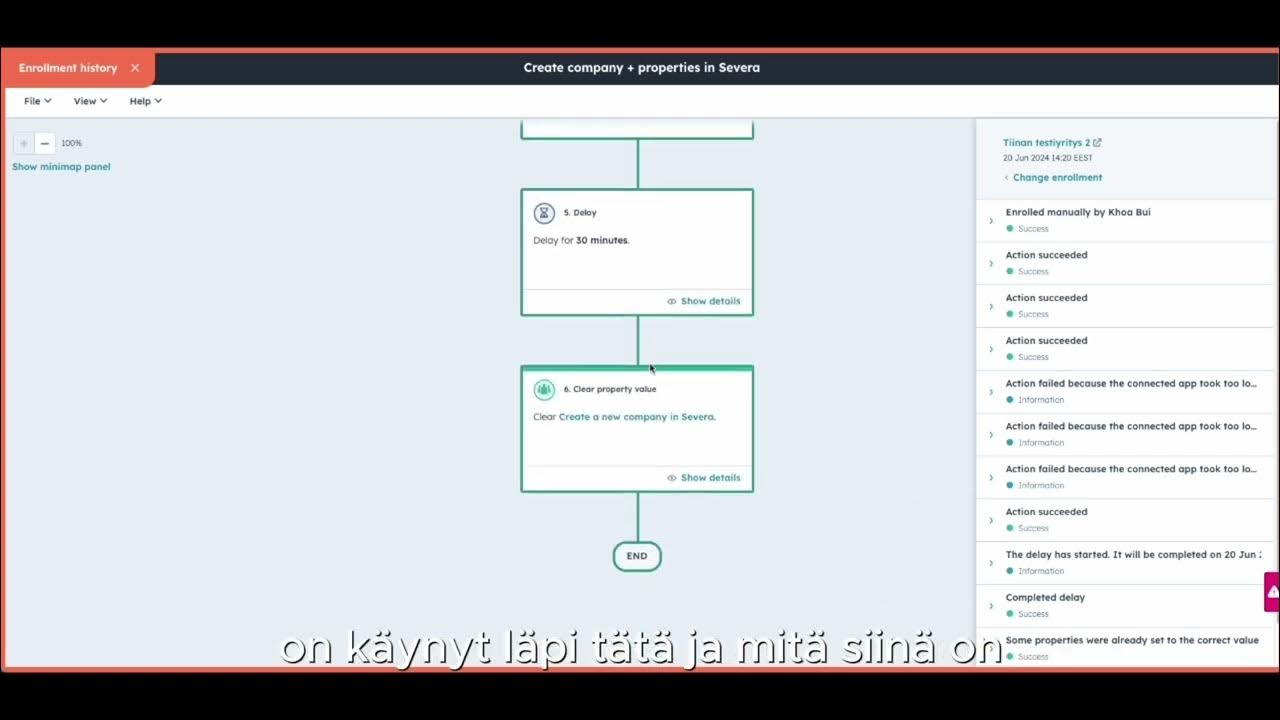 Hubspot Interactive workflow diagram highligh - YouTube