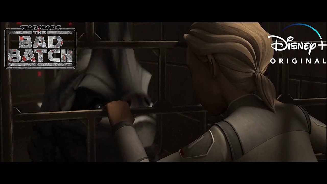 Omega lets out Batcher | The Bad Batch Season 3 Episode 1 “Confined” - YouTube