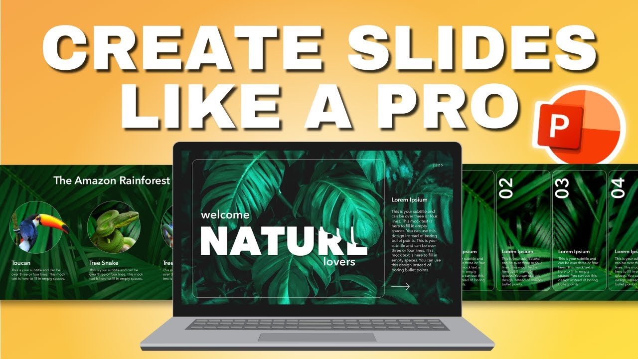 Easy PowerPoint Design Idea (Steb-by step Tutorial ) - YouTube